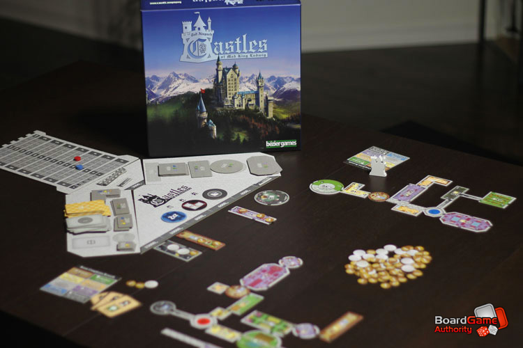 Castles of Mad King Ludwig Review, Tile Placement Game - Board Game ...