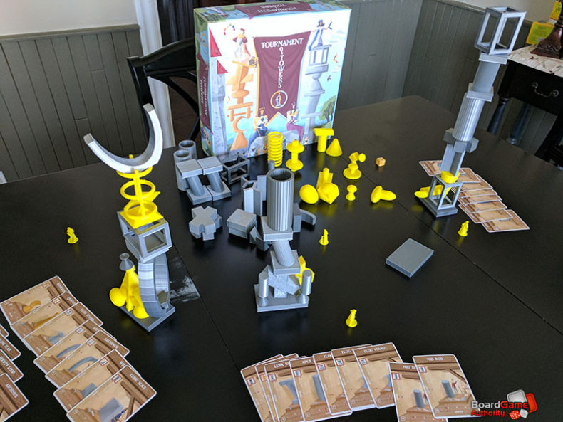 Tournament of Towers Kickstarter Preview - Board Game Authority